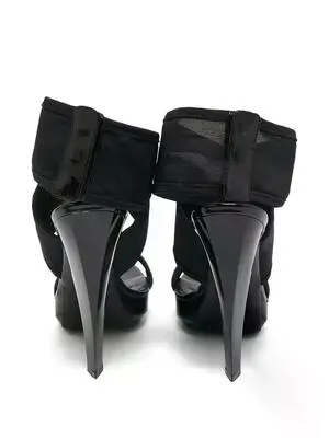 Fendi 80mm Leather Heeled Sandals