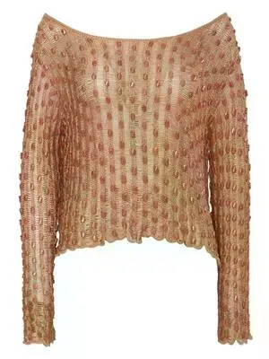 KRIZIA Bead-embellished Sweater
