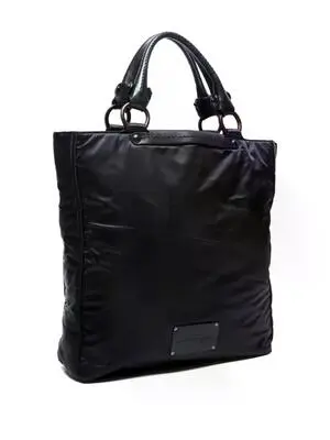 FERRAGAMO 1990-2000s Logo-patch Tote Bag