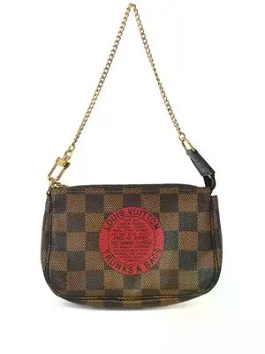 LOUIS VUITTON 2008 Mini Pochette Accessoires - Brown