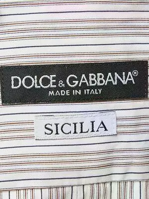 Dolce & Gabbana 2023 Striped Collar Shirt