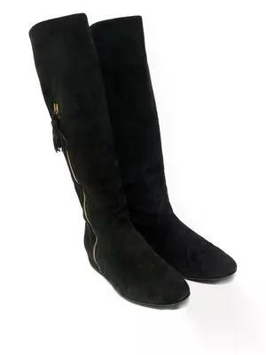 STUART WEITZMAN Tassel-detail Suede Boots