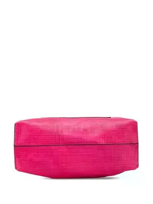 Loewe Anagram Leather Shopper Tote Bag - Pink