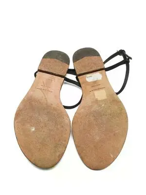 Burberry Leather Flat Sandals
