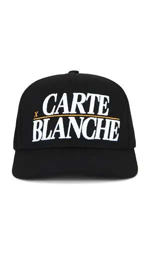 CARTE BLANCHE The Classic Snapback Hat - Black