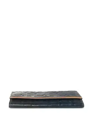 Carolina Herrera Leather Wallet - Blue