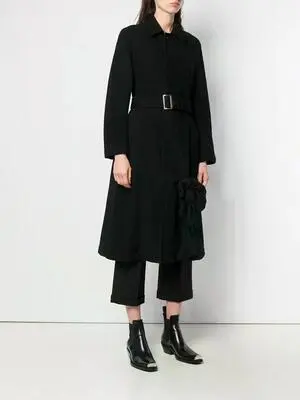 Comme Des Garçons Long Belted Coat