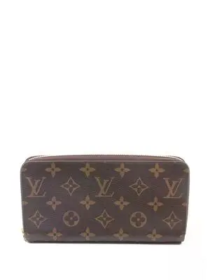 LOUIS VUITTON Monogram Zippy Wallet - Brown, Pink Purple