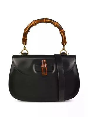 Gucci 1990-2000s Bamboo-handle Handbag - Black
