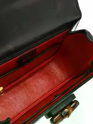 Gucci 1990-2000s Bamboo-handle Handbag - Black