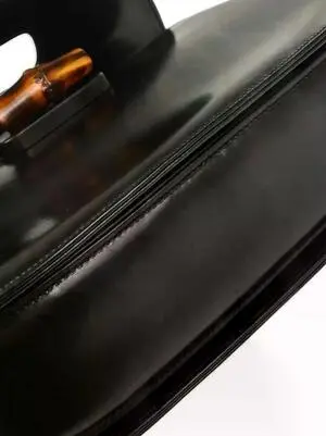 Gucci 1990-2000s Bamboo-handle Handbag - Black