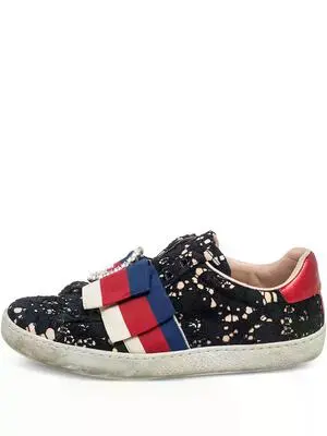 Gucci Ace Web Sneakers - Black