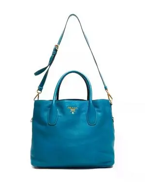 Prada Leather 2way Tote Bag