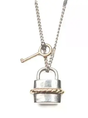 Chloé 2000s Padlock Necklace
