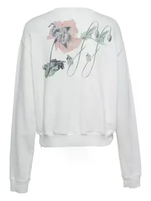 Off-White Floral-motif Sweatshirt