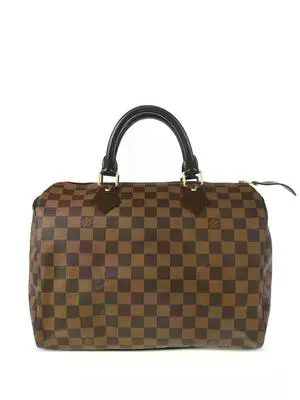 LOUIS VUITTON Damier Speedy 30 Travel Bag - Neutrals