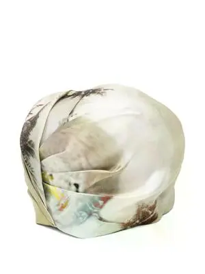Prada Silk Floral Hat