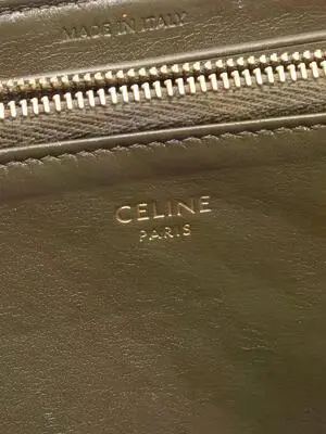 Celine 2010s Zip-around Leather Wallet