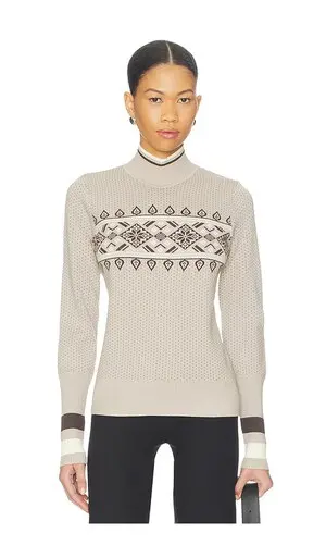 ALP N ROCK Holly Mock Neck Sweater - Stone