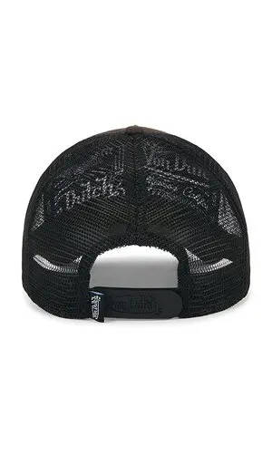 VON DUTCH Over Flow Trucker Hat - Black