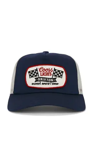 Brixton Coors Light Pit Stop Trucker Hat - Coors Navy & Silver