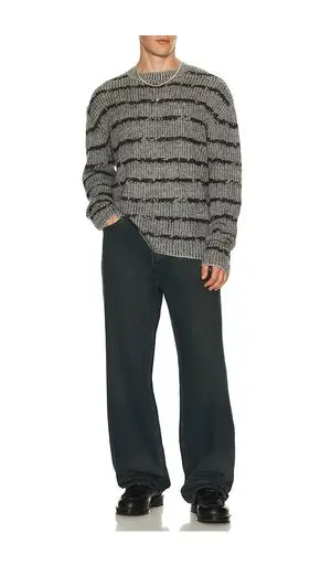 ALLSAINTS Dissolved Crew Neck Sweater