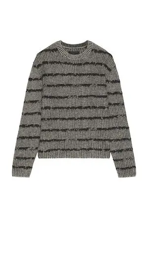 ALLSAINTS Dissolved Crew Neck Sweater