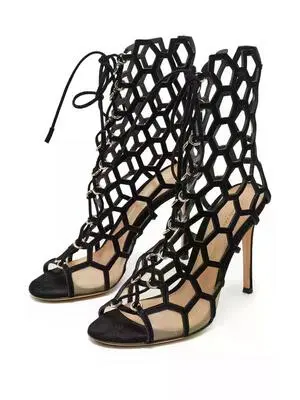 GIANVITO ROSSI 100mm Cut-out Sandals