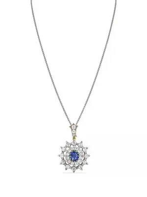PRAGNELL Victorian Stones Pendant Necklace - White