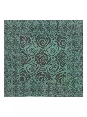 Missoni 2000's Silk Scarf - Green