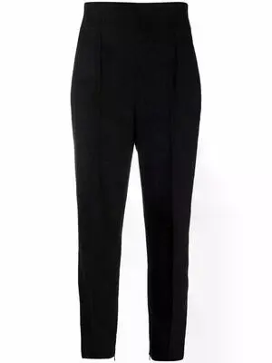 Dolce & Gabbana 1990s High-waisted Tapered Trousers - Grey