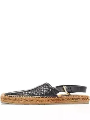 JIMMY CHOO Mesh Slingback Espadrilles