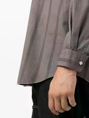 Comme Des Garçons 1990s Cutaway Collar Striped Shirt