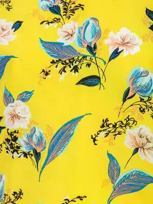 Diane Von Furstenberg Vintage Floral-print Sleeveless Top