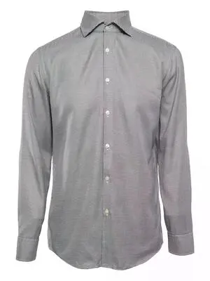 BOSS Pre-owned Houndstooth-pattern Cotton Shirt