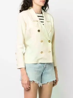 Saint Laurent 1980s Double-breasted Cropped Jacket