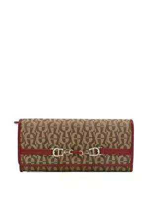 AIGNER Monogram Wallet - Neutrals