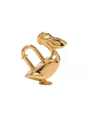 Hermès 1992 Stork Motif Cadena Padlock - Gold