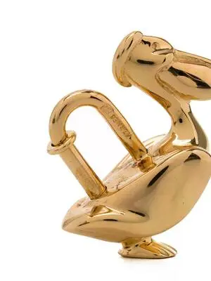 Hermès 1992 Stork Motif Cadena Padlock