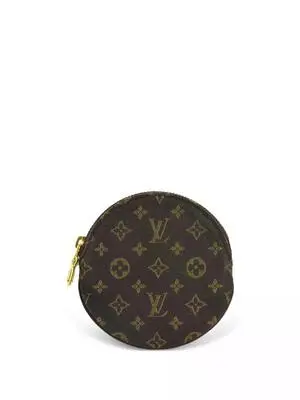 LOUIS VUITTON 2007 Porte Monnaie Coin Pouch - Brown