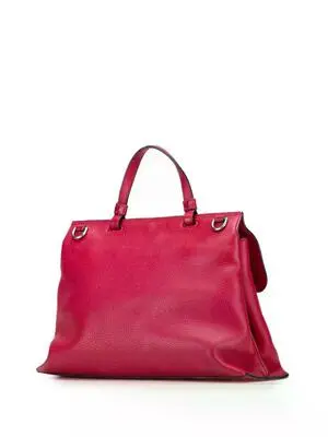 Gucci Leather Bamboo Daily Satchel - Pink