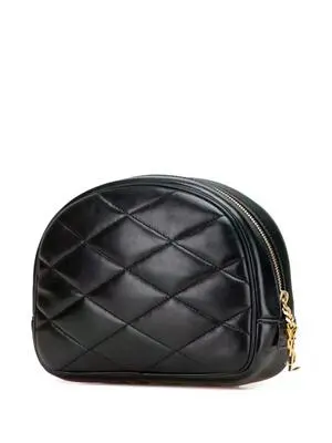 Saint Laurent 2021 Quilted Lambskin Lolita Cosmetics Pouch - Black