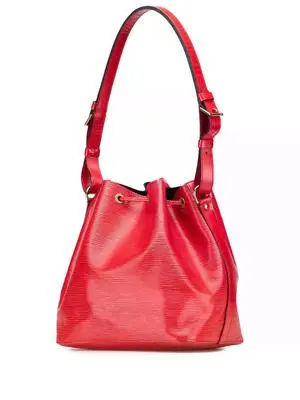 LOUIS VUITTON 1994 Epi Petit Noe Bucket Bag - Red