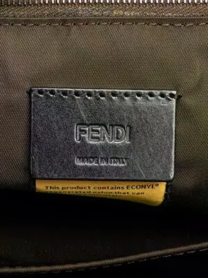 Fendi Large Econyl Nylon Baguette Satchel