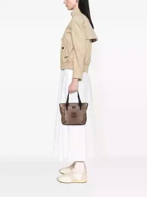 Loewe Anagram Leather Fusta Tote Bag