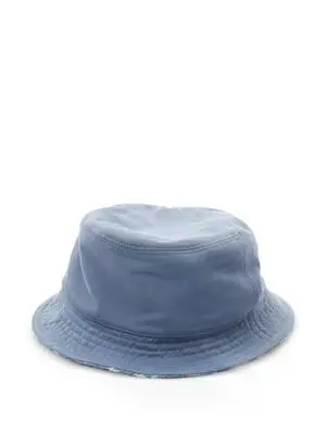 Dior Oblique Pattern Bucket Hat - Blue