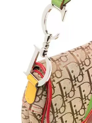 Dior 2004 Rasta Trotter Saddle Shoulder Bag - Brown