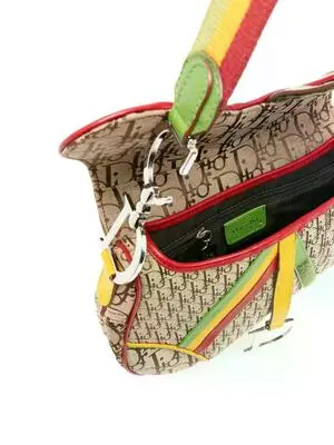 Dior 2004 Rasta Trotter Saddle Shoulder Bag - Brown
