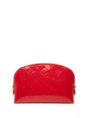 LOUIS VUITTON 2019 Monogram Vernis Cosmetic Pouch - Red