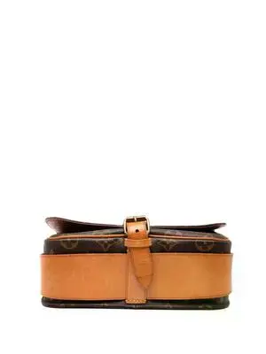 LOUIS VUITTON 1990 Monogram Cartouchiere Mm Crossbody Bag